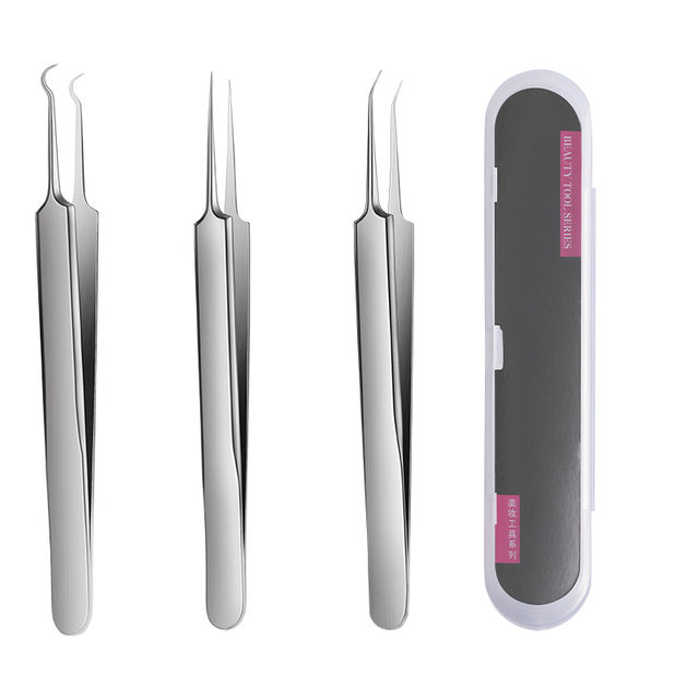 Acne clip tweezers to remove blackheads, scrape closed mouth, acne ...