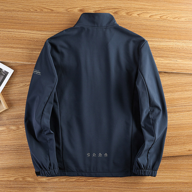 American high-end soft shell jacket for men, loose autumn and winter ...