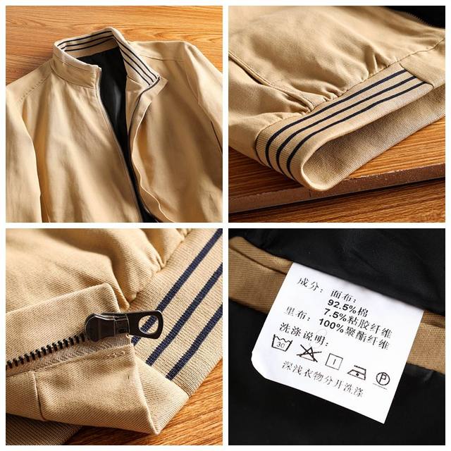 Advanced export jacket coat male stand -up collar business leisure ...