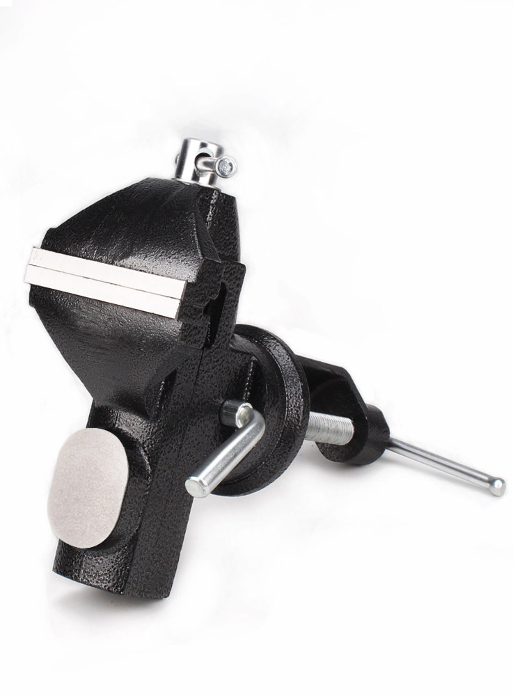 Tuochi Mini Table Vise - Heavy Duty Cast Iron Bench Clamp