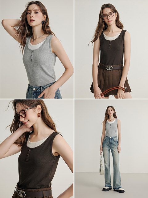 KBNE 2025 summer vest dress casual small versatile fashion suit