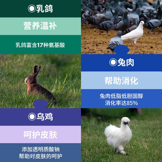 Lan's low-temperature baked cat food hunting bird, squab, rabbit and ...