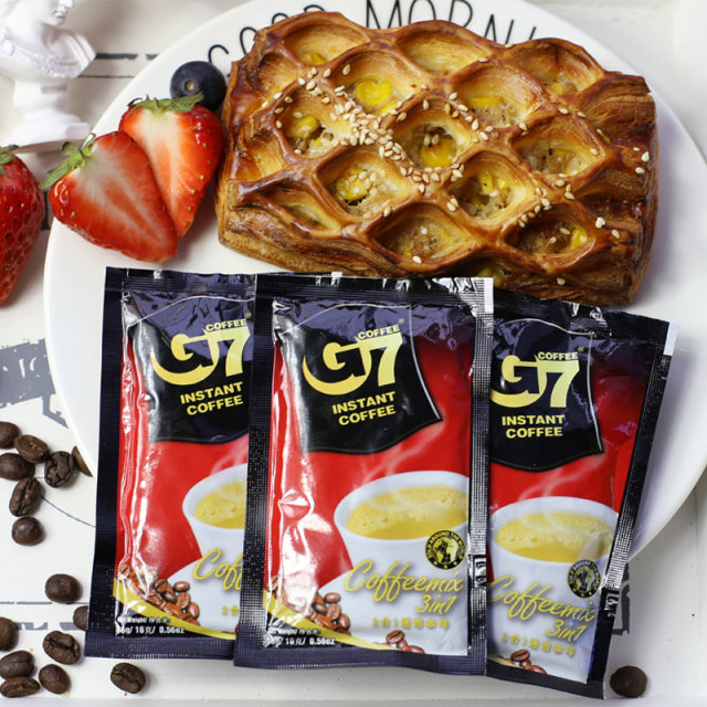 Vietnam's original G7 coffee quick -soluble three -in -one coffee powder student refreshing 800g ...