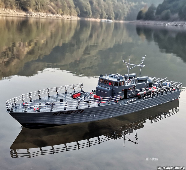 Remote control ship warship large launchable RC electric speedboat ...