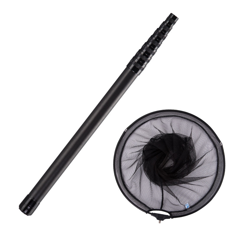 Manulife Fishing Rod - 3m/2.1m Telescopic Carbon Fiber Fishing Net Rod