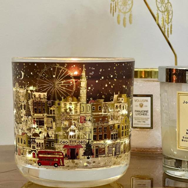 UK Limited 24 Years London Martha Christmas Candle Street View LED ...