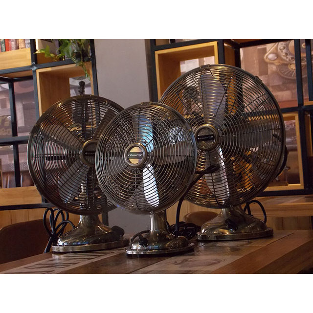 Jinling antique fan retro floor fan table fan metal table fan classical ...