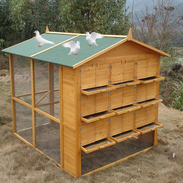 Assembled pigeon cage, pigeon nest, wooden nest, paired cage, pigeon ...