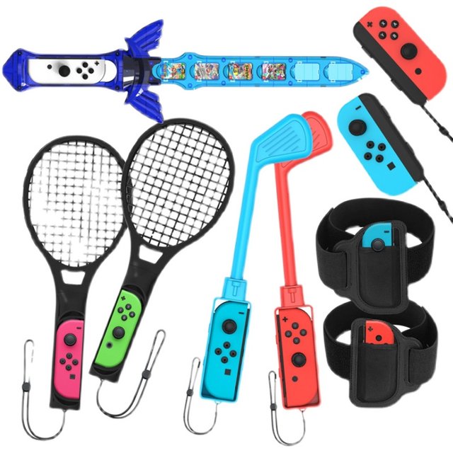 IPLAY genuine Switch tennis racket Sports somatosensory sports NSOLED badminton golf lightsaber