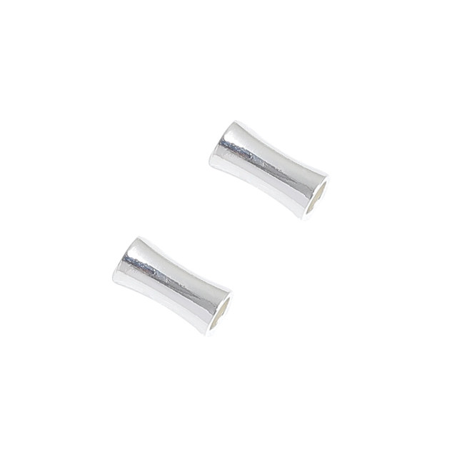 Crusted silver 10 mini copper -plated thick silver -plated beaded ...