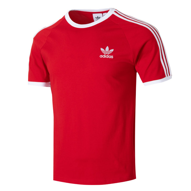 Adidas Sanye Short -sleeved Male 2024 Summer Summer Classic Cotton ...