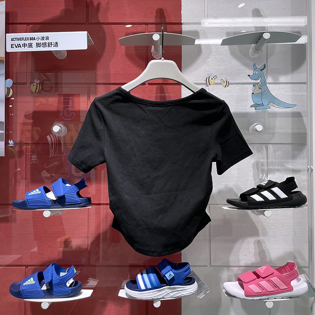 Adidas Clover Women's 2024 ribbed short knitted elastic slim sports ...