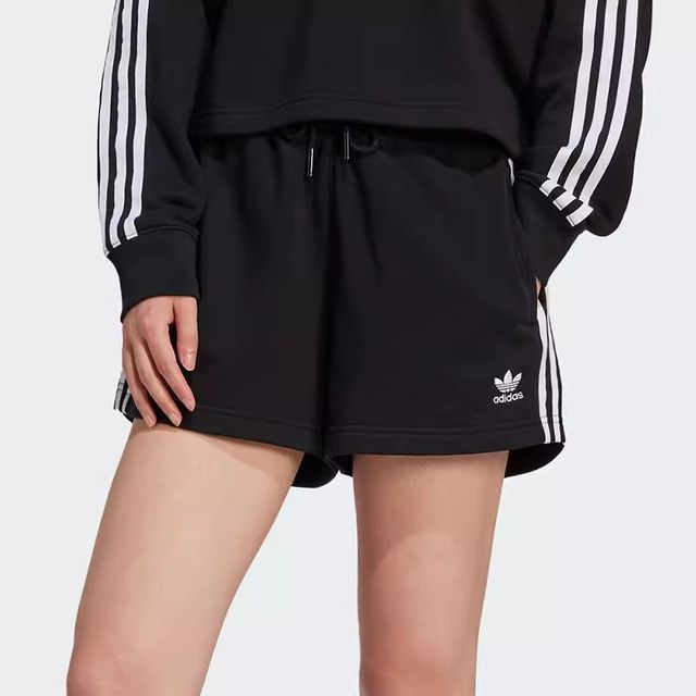 Adidas Adidas clover women's pants 2024 autumn fashion loose knitted ...