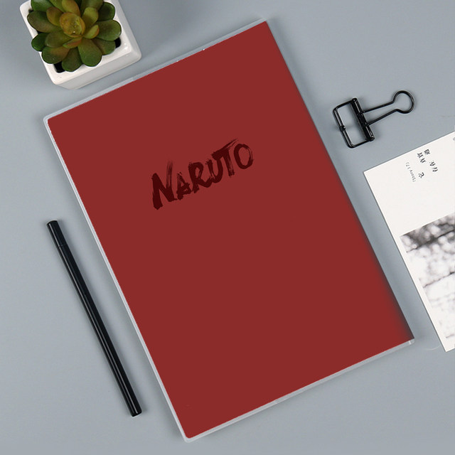 Animation peripheral Naruto rubber sleeve notebook Kakashi Sasuke ...