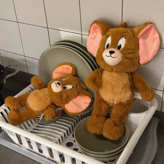 Genuine Tom and Jerry Doll Cute Tom Cat Jerry Mouse Doll Plush Toy ...