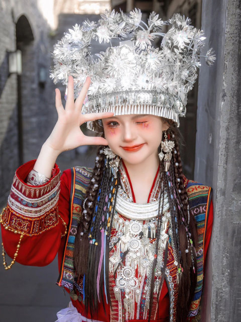 Best friend Miaojiang girl Miao ethnic costumes are popular original ...