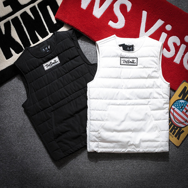 Autumn and winter vest men eat chicken second -level armor warm thickened sleeveless cotton ...