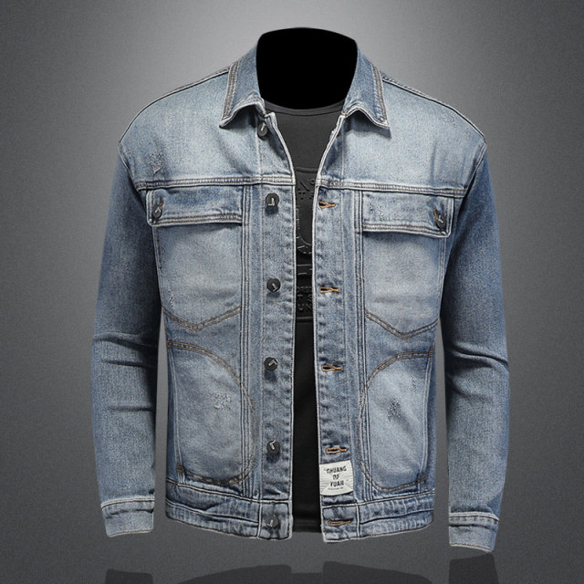 Marvel Poison Denim Jacket Men's Autumn 2022 New European and American ...