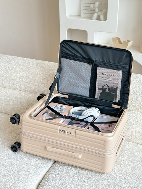 New Side-Opening Suitcase for Women, Large Capacity, Expandable Pc ...