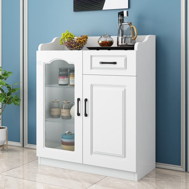 Tea Cabinet Solid Wood Cabinet Office Pure Water Reservoir Simple ...