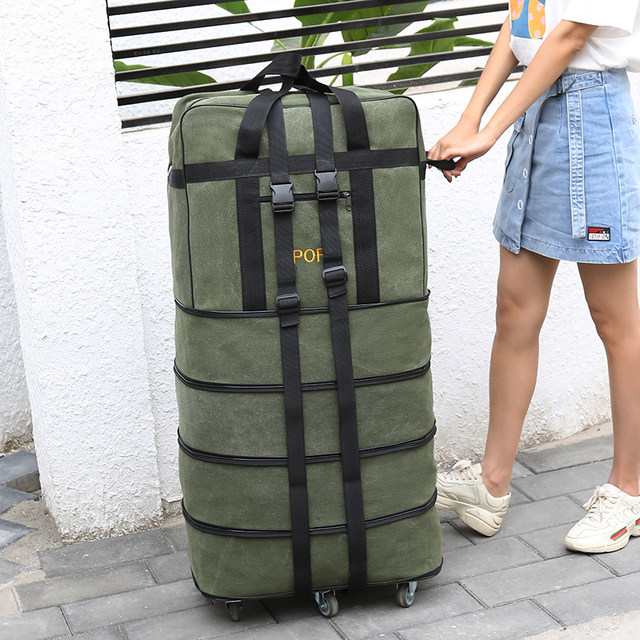 158 air consignment bag canvas luggage bag large-capacity moving travel ...