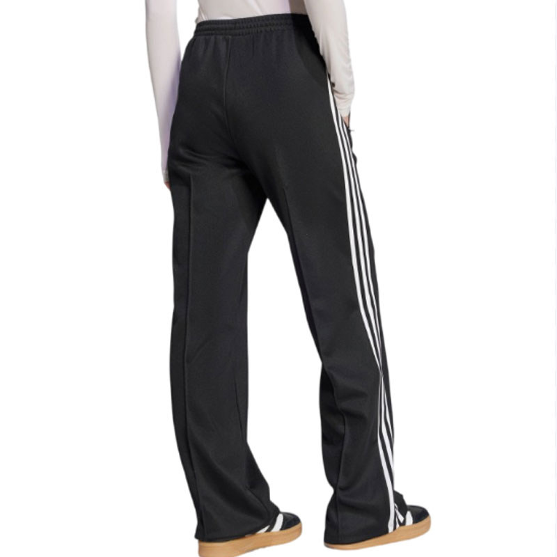 Adidas Clover Women's Pants 2025 Spring Three-Stripe Knitted Wide Leg ...