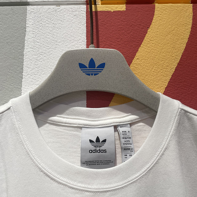 Adidas Clover men's short-sleeved 2024 spring versatile comfortable top ...