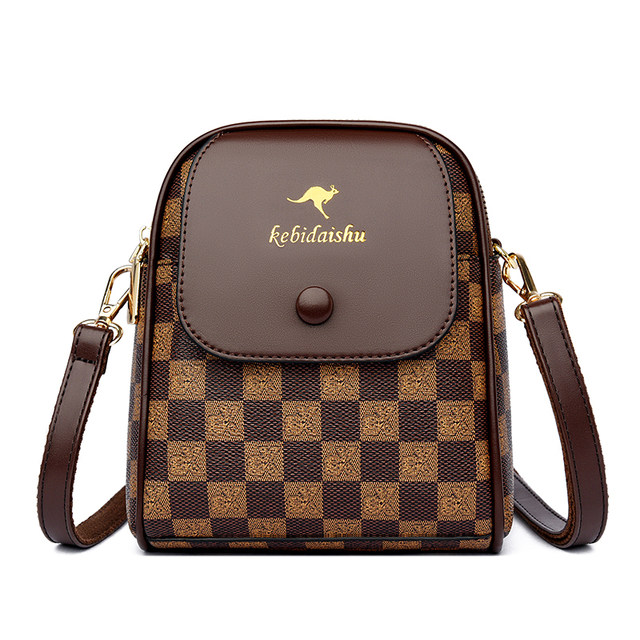 Brand Genuine Leather Mini Mobile Phone Bag 2024 New Fashion Crossbody ...