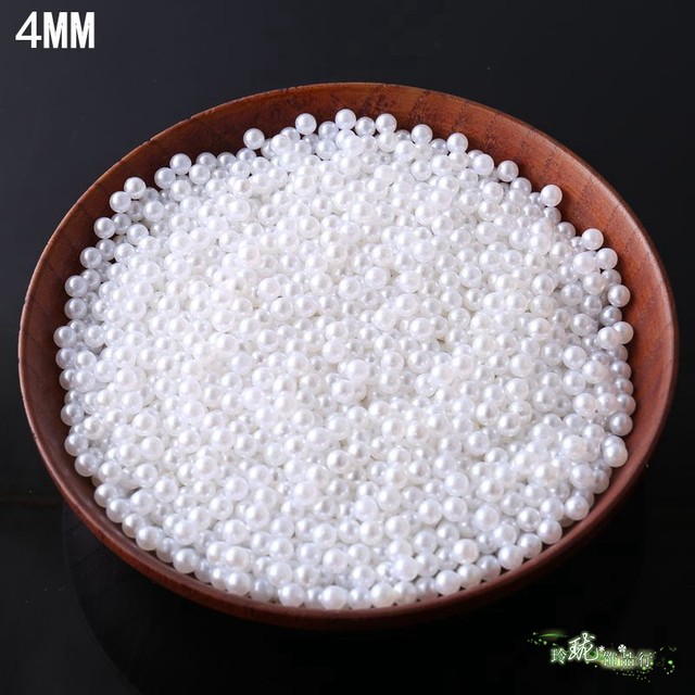 diy handmade jewelry accessories 3-20MM non-porous imitation pearl pure ...