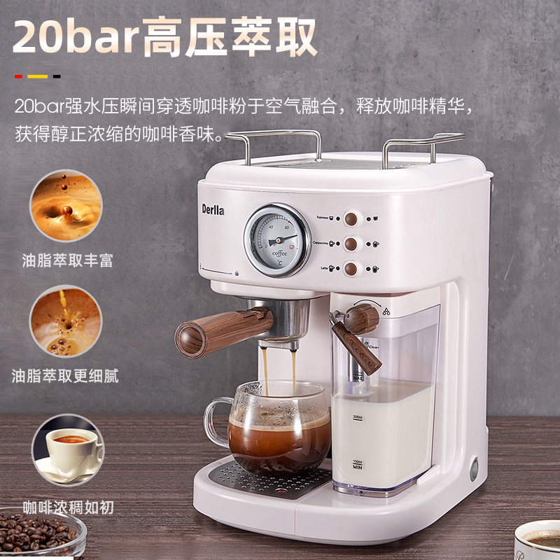 Machine à expresso allemande derla avec mousseur à lait | machine à ...