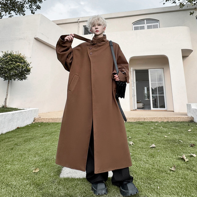 2024 winter clothing designer catwalk style high-end diagonal placket ...