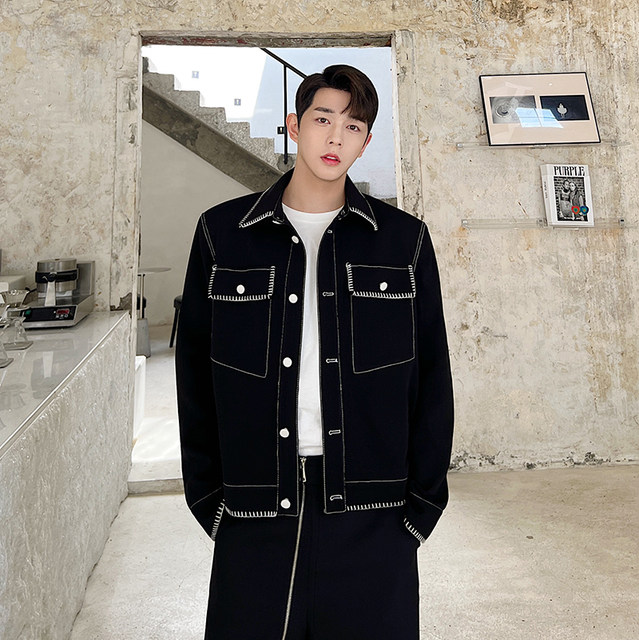 Autumn small fragrance style special quilted thread top-stitch ...