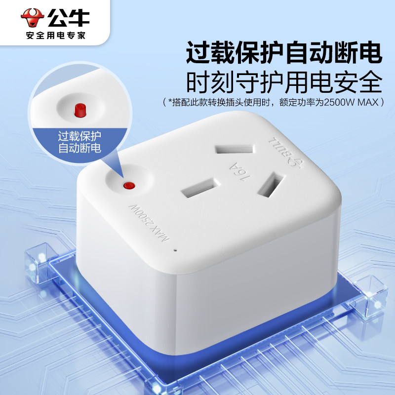 Bull 10A naar 16A Conversie Plug - Vlamvertragend ...