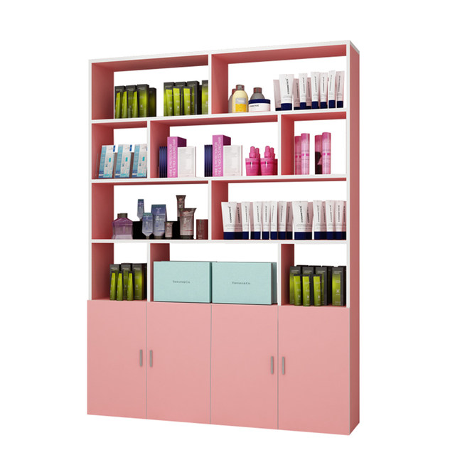 Shop partition shelf product display cabinet beauty salon display table ...