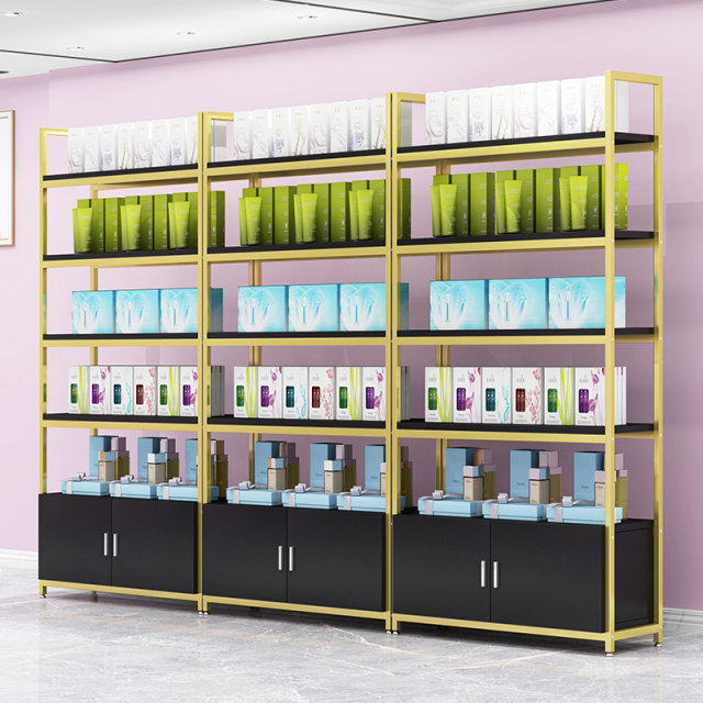 Cosmetics display cabinet beauty salon mother and baby shop product container combination nail ...