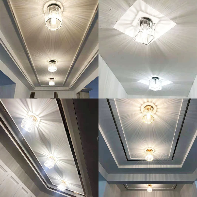 Small Crystal Ceiling Downlight - Corridor Aisle Balcony Foyer Entrance ...