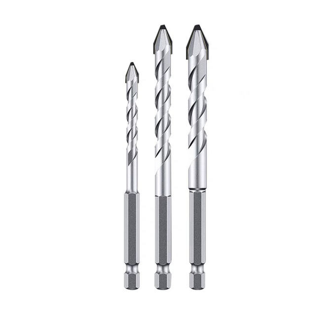 Tilted head eccentric drill bit special triangular drill for tile ...