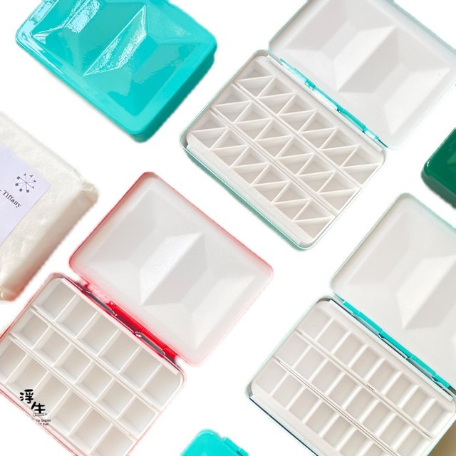 Italian FOME paint box heavy enamel watercolor paint box empty box ...