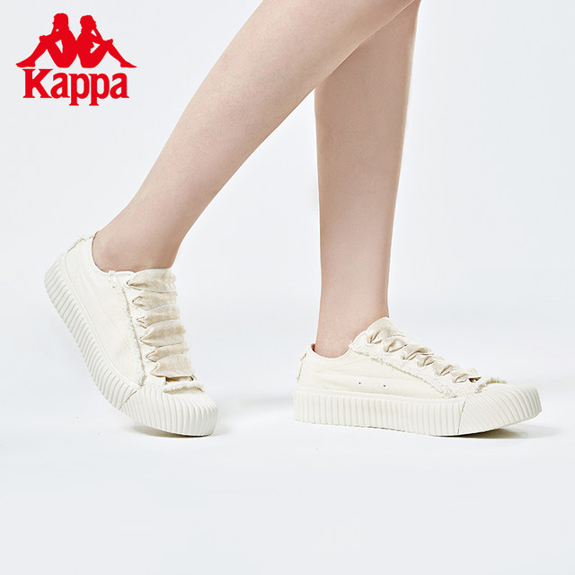 Kappa Kappa string label canvas shoes for couples men and women low-top ...