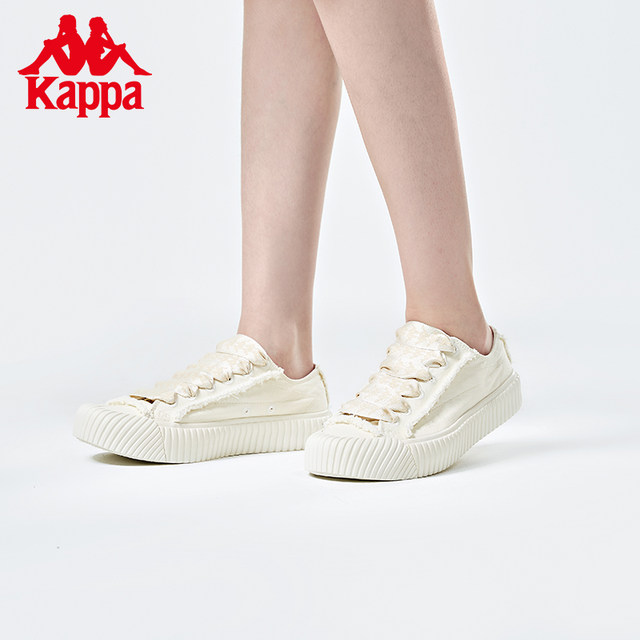 Kappa Kappa string label canvas shoes for couples men and women low-top ...