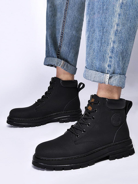 Extraordinary Martin Boots Male 45 Winter High Bud Boot 46 Plus ...