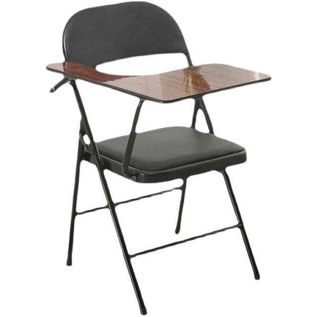 Simple folding chair with writing board backrest chair training ...