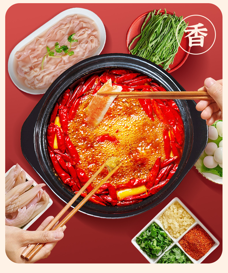 Chongqing qiaotou old hotpot butter 360g duftender topf pro person | Qiaotou