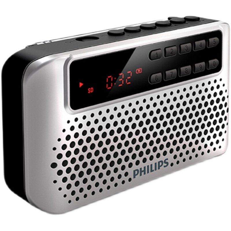 Philips SBM120 Tragbarer MP3-Player mit FM-Radio