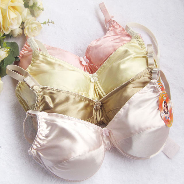 2024 New Summer Silk Bra No Wires Thin Mulberry Silk Bra Comfortable ...