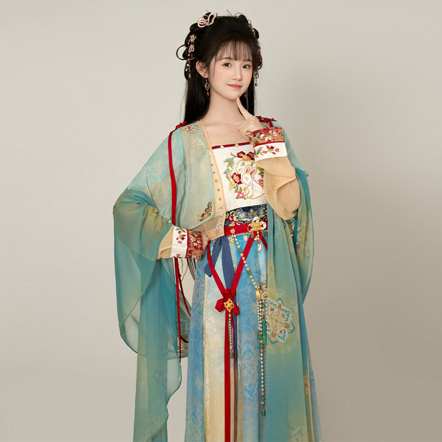More than thirteen Cardamom [Miao Yan Xinghe- Co-branded] Yu Shuxin's same style of Hanfu women ...