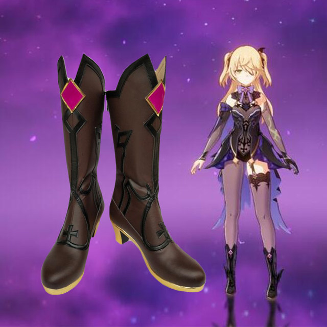 Mengmeng anime Genshin Impact Fischer cosplay shoes cos shoes
