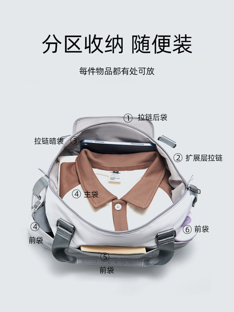 Semir travel bag large-capacity foldable storage bag short-distance ...