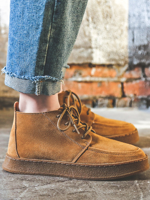 Martin boots men's winter short boots men's boots retro desert boots ...