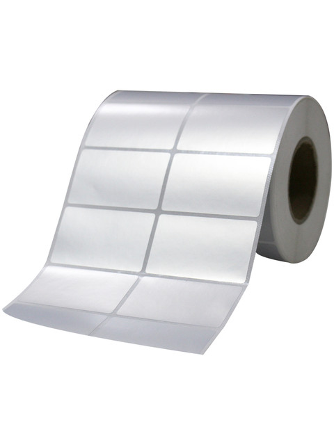 Dumb silver paper pet self-adhesive barcode paper 80*50 40 Bosida label ...